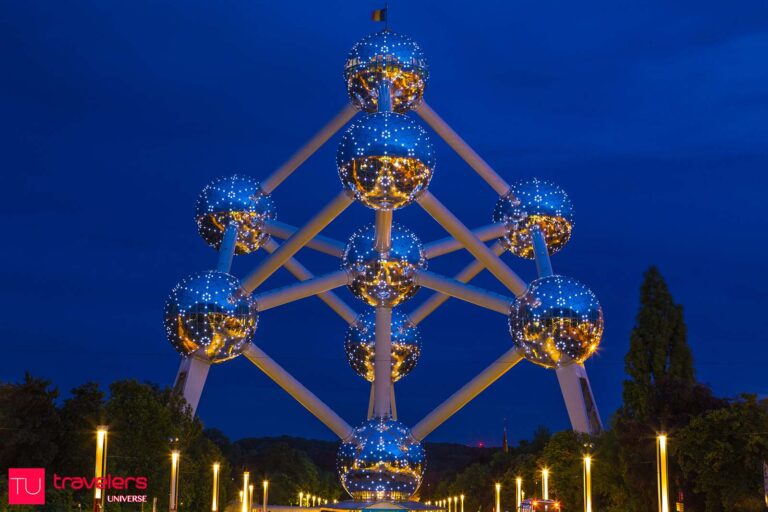 The Atomium is one of the most unusual tourist attractions and best seen at night