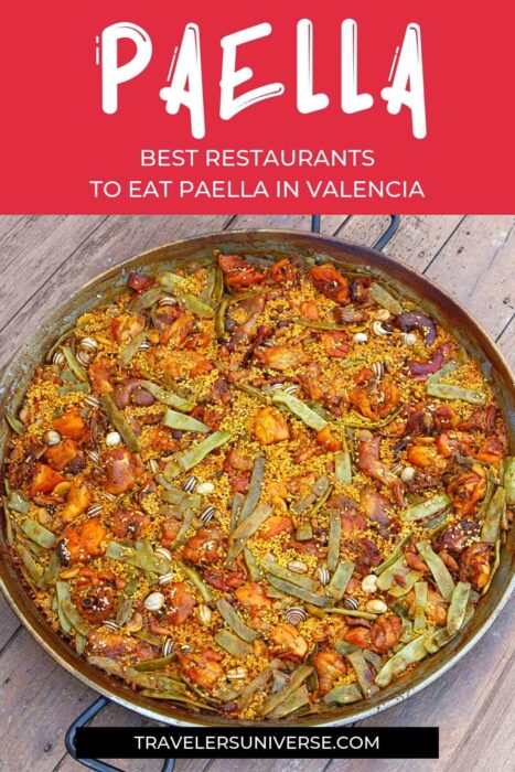 Looking for a good restaurant where to eat paella in Valencia? This list is for you! #paella #valencia