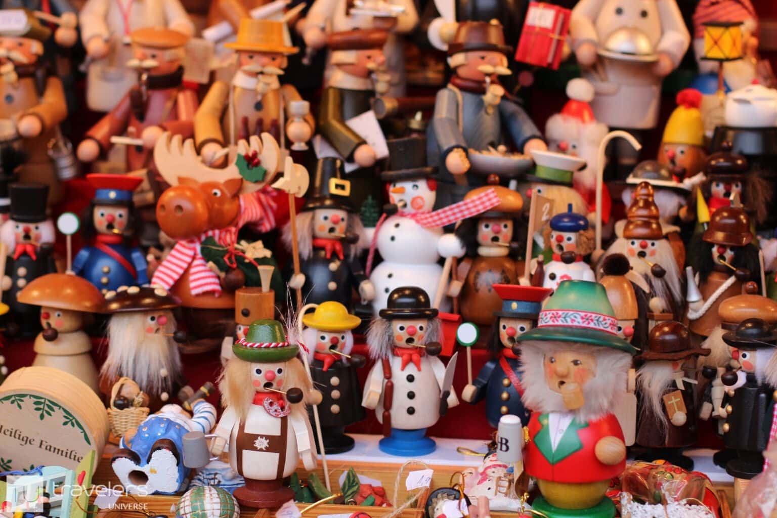 Smoker figurines at a German Christmas market