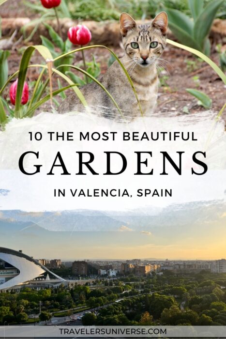 Most beautiful gardens in Valencia, Spain