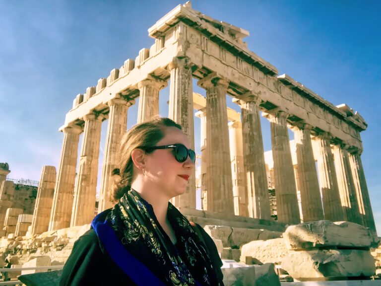 Kathleen living in Athens