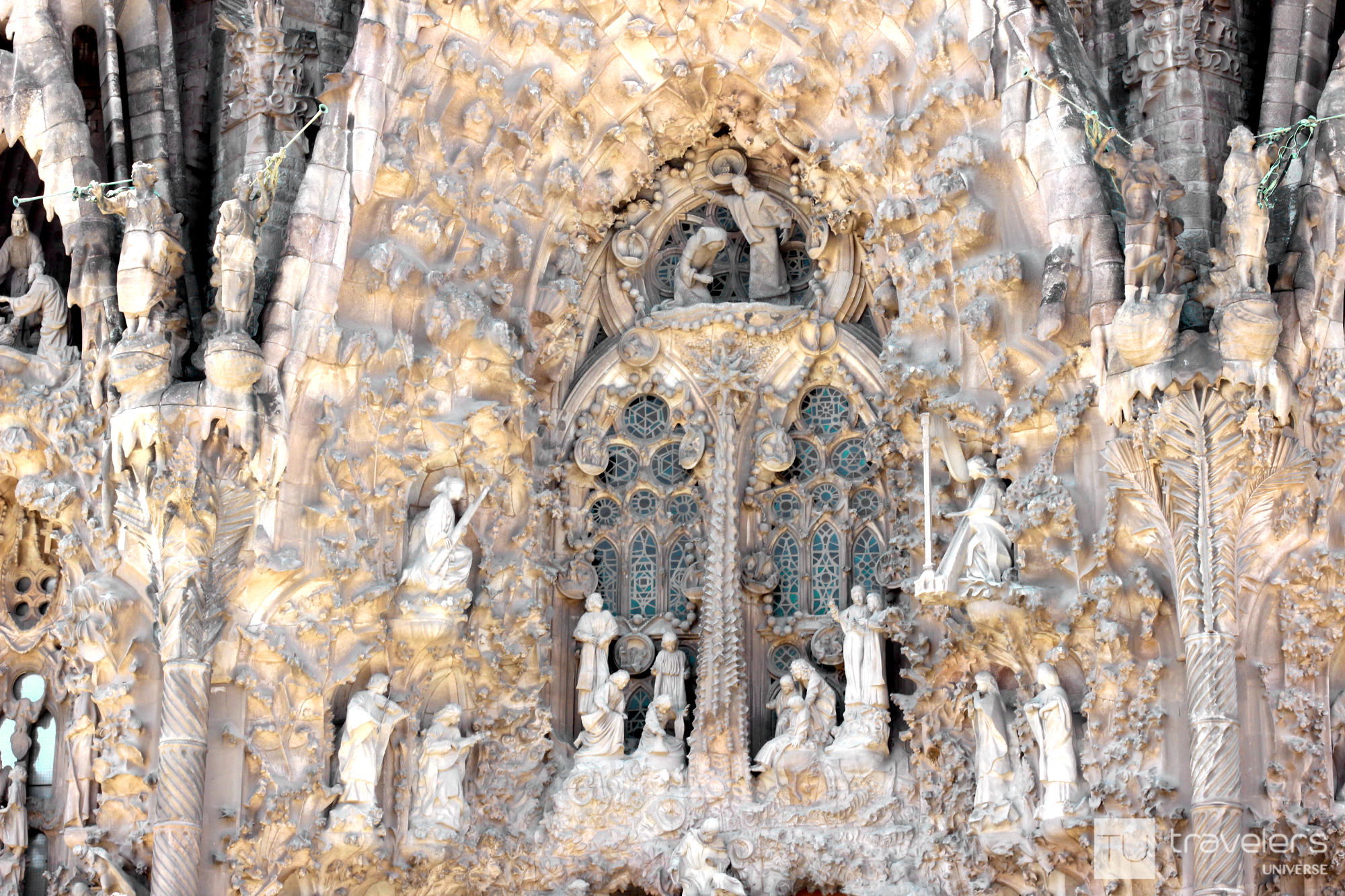 The Nativity facade of Sagrada Familia