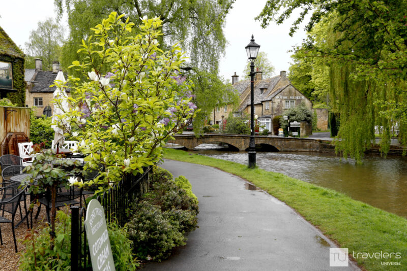 Riverside path in Bourton-on-the-Water