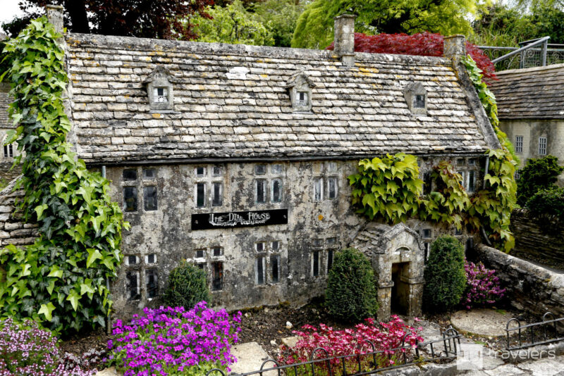 The Dial House Hotel building at the Model Village in Bourton on the Water