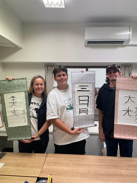 Tokyo：Calligraphy Find Your Name in Kanji+ Designed Shirts◎ - Exploring Japanese Food Culture