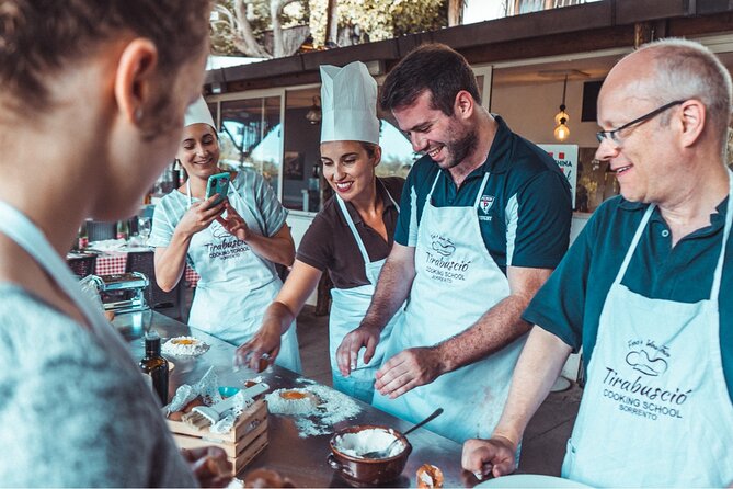 Authentic Pasta Cooking Class in Sorrento With Wine - Enjoying the 2-Course Meal With Wine Pairings