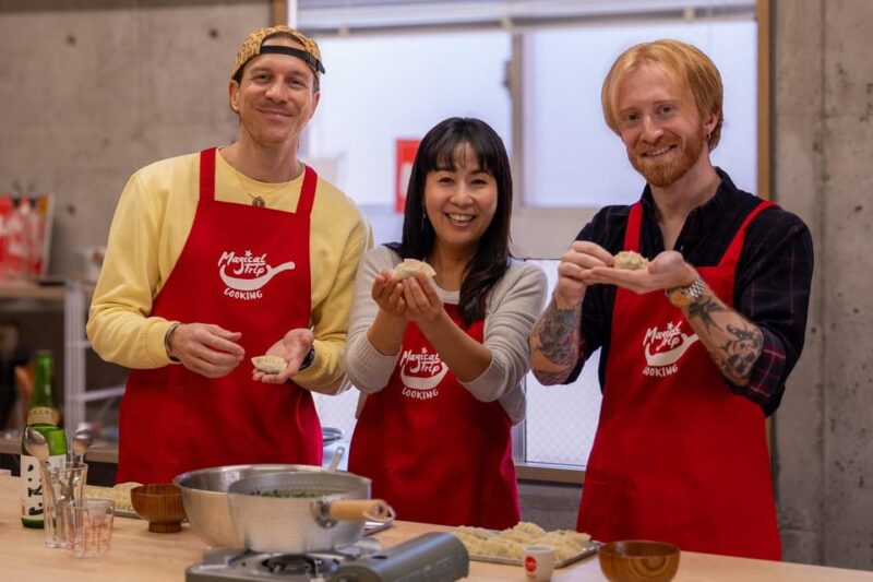 Osaka: Cooking Class & Sake Tasting With Local Market Visit - Cooking Class Details