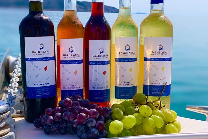 Wine Tasting and Tour in Saint Anna Winery in Naxos - The Wine Tasting Experience