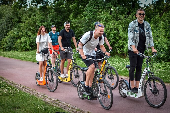 1.5h E-Scooter Prague Small Group Tour With Best Panorama Views - Inclusions and Meeting Details