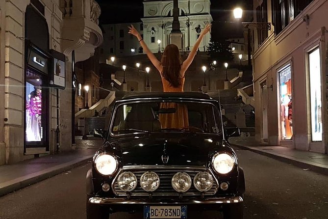 Ancient Tour of Rome by Mini Cooper Classic Cabrio With Aperitif - Iconic Sightseeing Stops