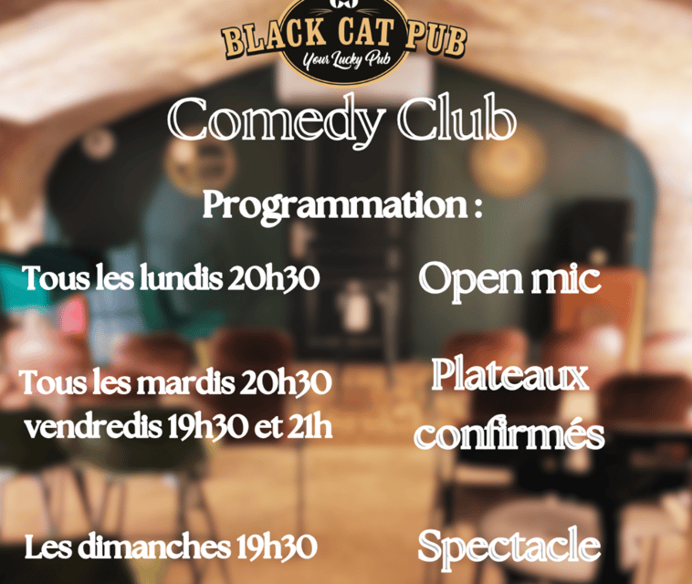 Black Cat Comedy Club - Food and Drink