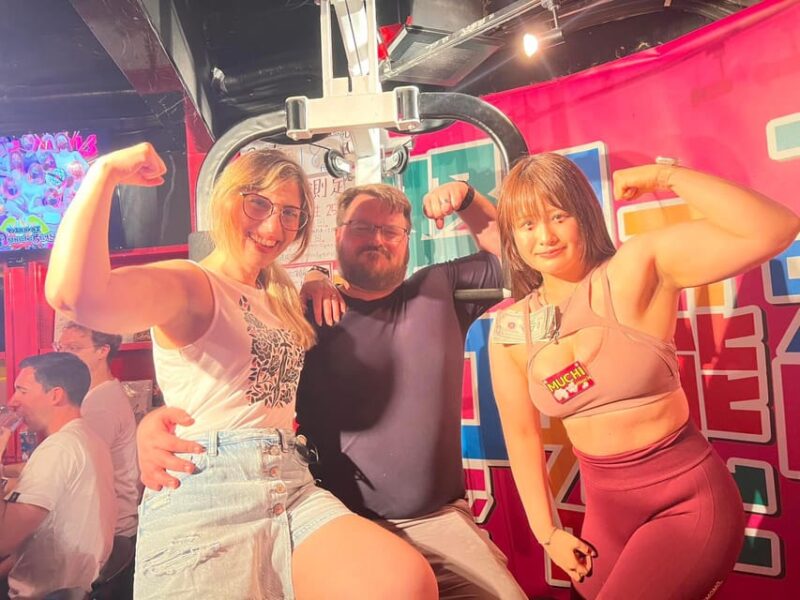 Crazy Time！Muscle Girls + Alcohol + Object Destruction Tour! - Muscle Girls and Smashing Fun
