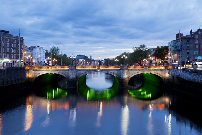 Dublin Live Guided Panoramic Open-Top Night Bus Tour - Tour Details and Logistics