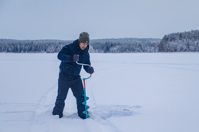 First Ice Fishing Experience in Rovaniemi - Catching the Fish