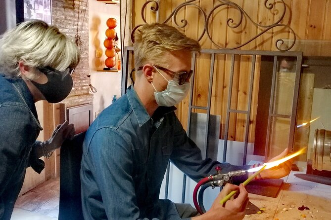 Glass Lampwork Workshop and Walking in Murano - Inside the Oldest Glass Factory Showroom