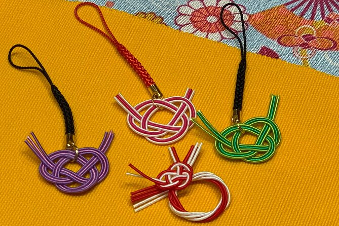 Mizuhiki Accessories Crafting in Asakusa Tokyo - Materials and Learning Process