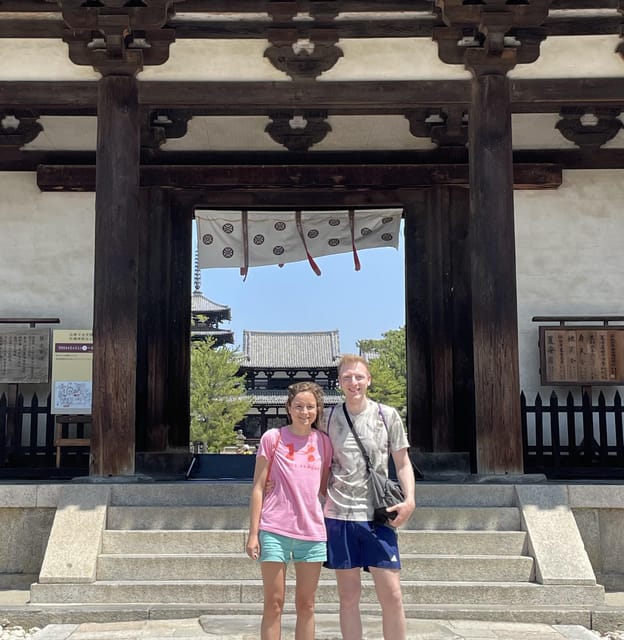 Nara: Guided Horyuji Temple Tour With Lunch and Calligraphy - Horyuji Temple Exploration
