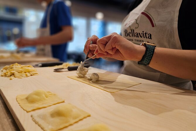 Pasta Fettuccine, Ravioli and Tiramisu MasterClass - Delightful Ravioli Creation