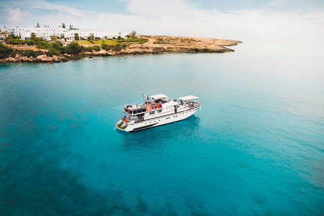 Protaras: 16+ ADULTS - LUXURY YACHT - Cypriot Lunch & 1 Drink - Meeting and Pickup Details