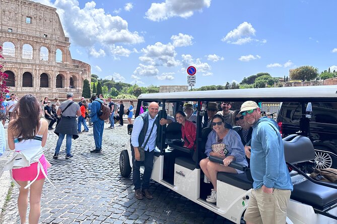 Rome in Golf Cart: 3 Hours Private Tour With Gelato and Pickup - Pickup Information