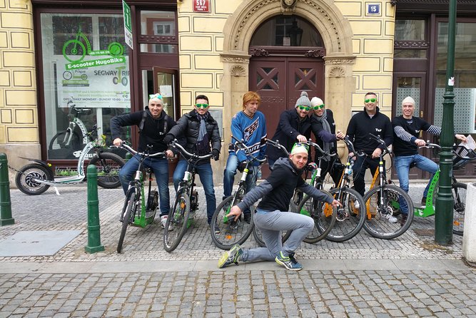 Small Group or Private Prague Tour on ️ E-SCOOTER HUGO BIKE - Meeting Point and Logistics