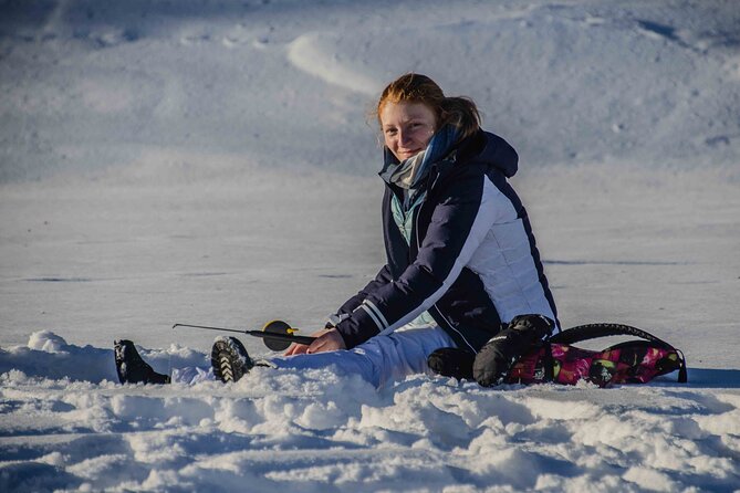 Snowshoeing Adventure With Ice-Fishing, Fire and Survival - The Thrill of Ice Fishing