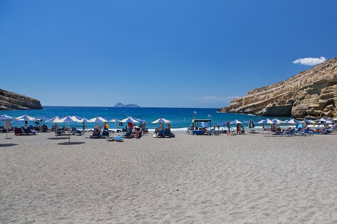 South Crete: Matala Hippies Beach & Gortys Archaeological Site - Transportation and Logistics