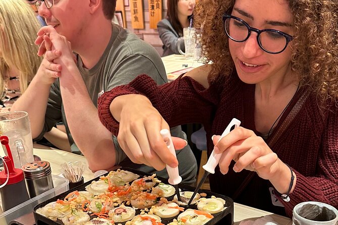 Takoyaki Party & Shinjuku Night Tour in Tokyo ※Unlimited Drinks - Dessert Delight: Mini Ice Cream Puff
