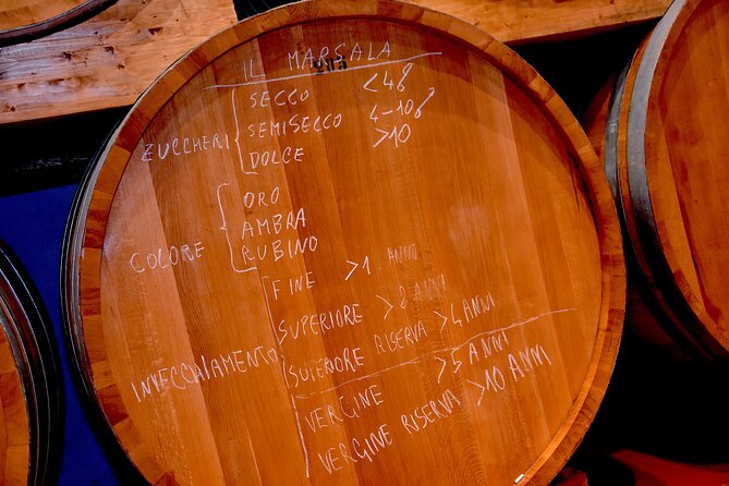Tasting in the Historic Cellar of Marsala - Exploring the Wines and Cuisine