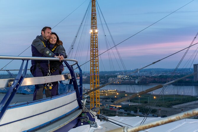 Up at The O2 Twilight Climb - Meeting and Pickup