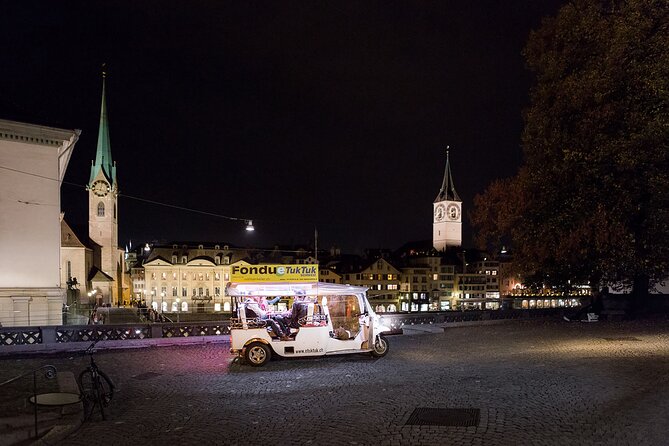 Zurich Etuktuk Private Tour - With Cheese Fondue and Wine - Transportation Experience