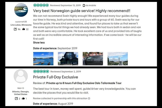 8 Hours Full-Day Exclusive Oslo Tailormade Guided Limo Tour - Local Expertise at Your Service