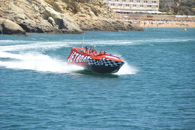 Algarve Jet Boat Tour From Albufeira - Meeting Location and Transportation