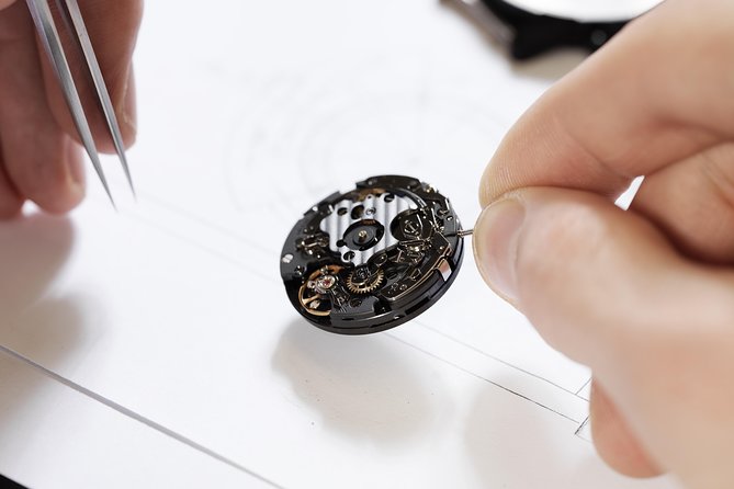 At Maurice Watch Workshop in Zurich - Dressing in Traditional Watchmaker Attire