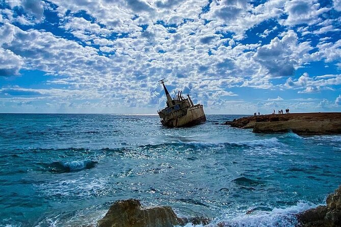 Day to Blue Lagoon, Latchi, Pafos Glass Bottom Boat+Water Slide. - Swimming and Snorkeling at Blue Lagoon
