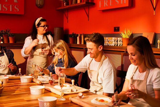 Fresh Pasta Making & Unlimited Prosecco in London - Personalized Attention and Small Class Size