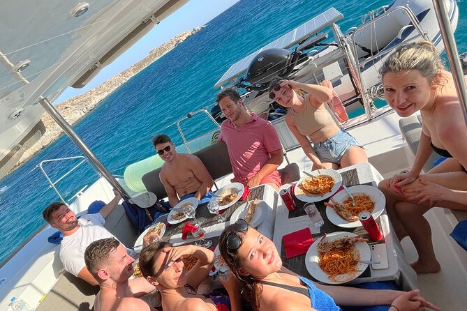 Full Day Discovering Mykonos Delos Renia Tour by Boat - Onboard Amenities and Experience