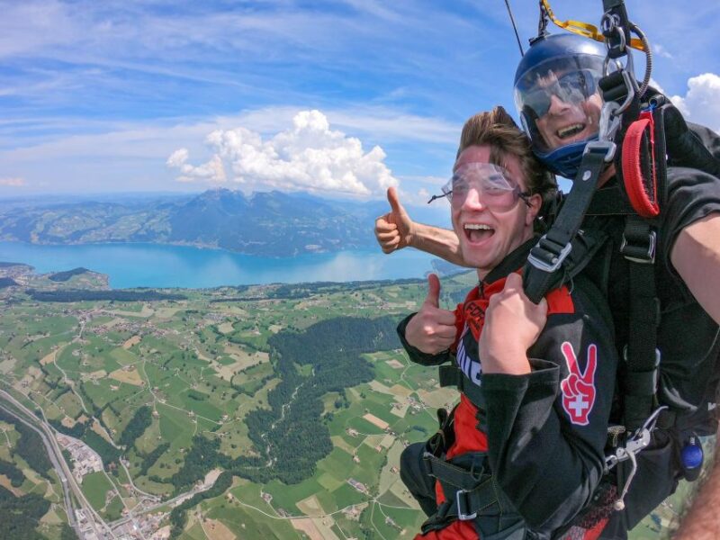 Interlaken: Airplane Skydiving Over the Swiss Alps - Thrilling Freefall
