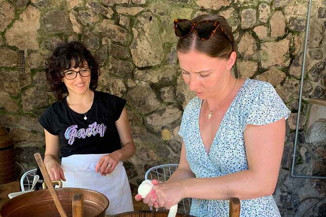 Organic Wine Tasting, Mozzarella and Gnocchi Workshop + Tiramisu - Preparing Gnocchi Alla Sorrentina