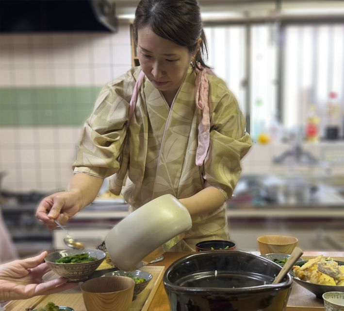 Osaka Authentic Tempura & Miso Soup Japan Cooking Class - Fresh and Locally-Sourced Ingredients