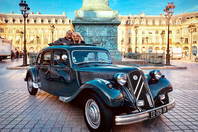 Paris Private Guided Tour in a Vintage Car With Driver - Pricing and Booking Information