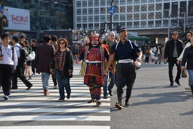 Samurai Photo Shooting at Street in Shibuya - Studio Photo Shoot