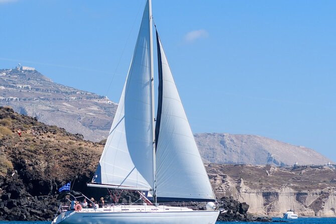 Santorini Private Daytime Sailing Cruise With Meal, Drinks &Transfer Included - Customizable Adventure With the Captain