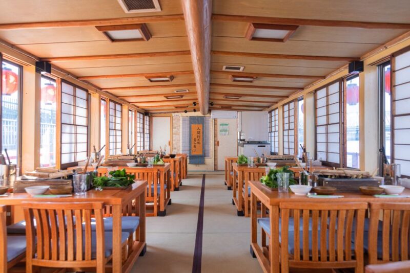 Tokyo: Yakatabune Dinner Cruise With Japanese Show & Drinks - Accessibility and Restrictions