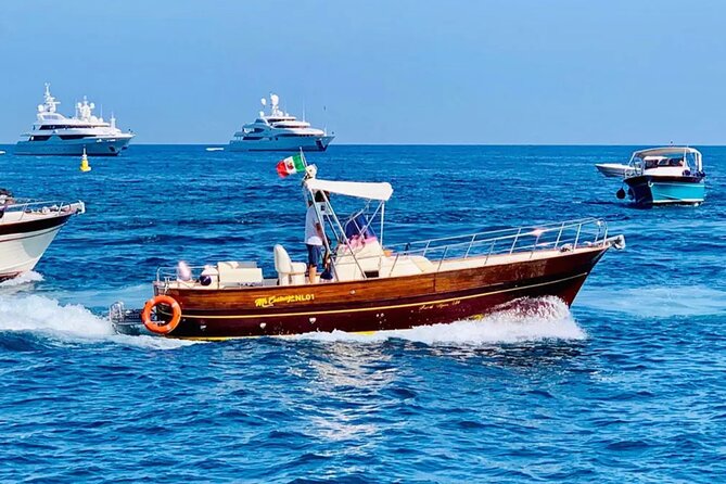 Capri by Boat Private Comfortable Tour - Boat Capacity and Amenities