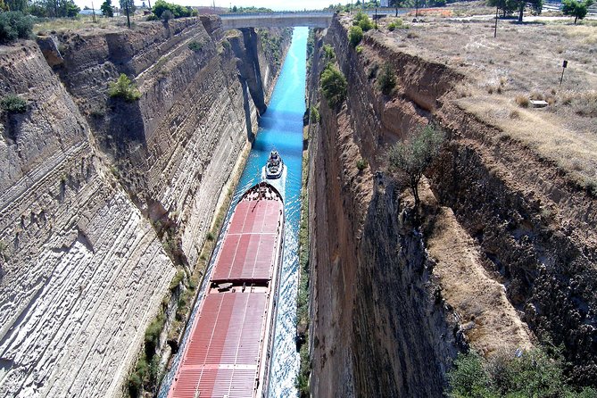 Corinth, Cave of Lakes, Odontotos Railway Private Tour With Greek Lunch Included - Mega Spilaio Monastery Experience