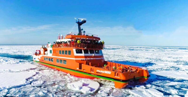 Ice Drift，Icebreaker，Sounkyo Ice Fall Festival One Day - Sounkyo Ice Waterfall Festival