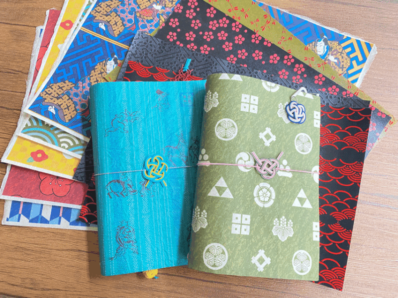 Japanese Paper Notebook and Mizuhiki Belt Bookmark Workshop - Personalized and Intimate Experience