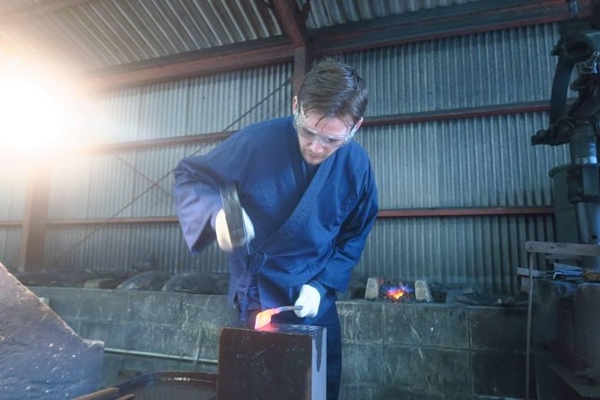 Make Your Own Kitchen Knife With a Master Blacksmith in Shimanto - Engraving Your Knife With a Lasting Impression