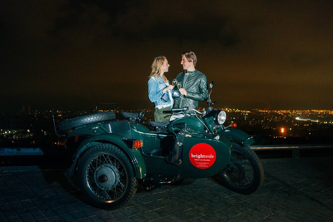 Night Tour of Barcelona by Sidecar Motorcycle - Surprise Stop for Cava Tasting